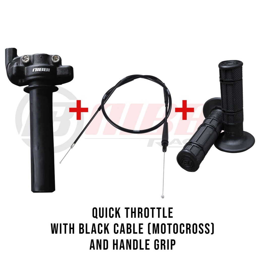 Nibbi Racing Quick Throttle With Throttle cable and Handle Grip ...
