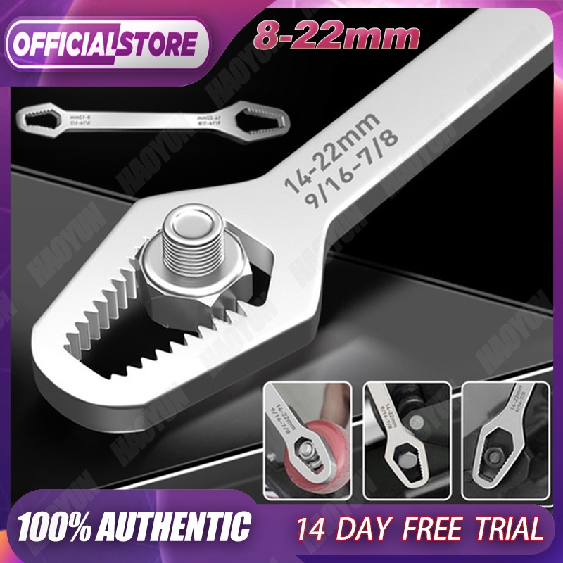 Torx Wrench Universal 8-22mm Double-head Ratchet Spanner for Bicycle ...