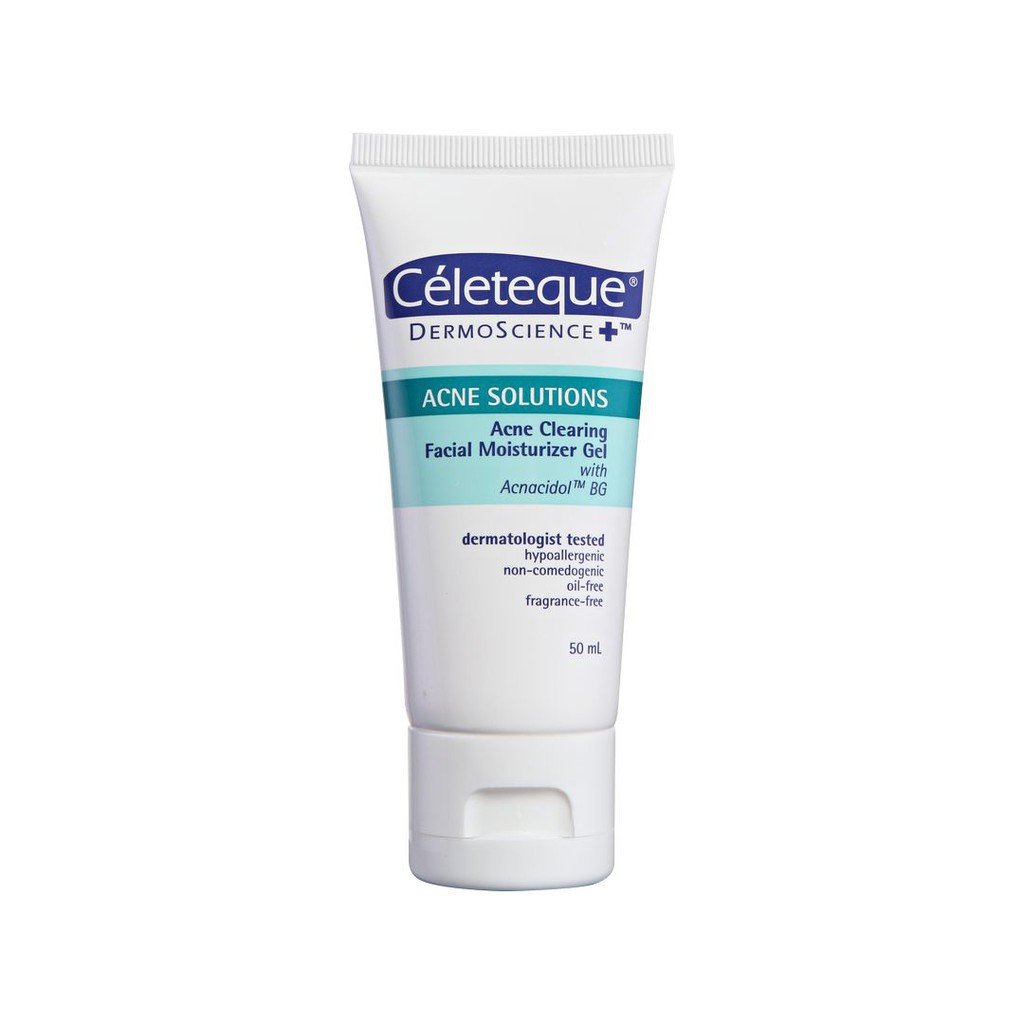 Celeteque Acne Solutions Acne Clearing Facial Moisturizer Gel 50ml ...