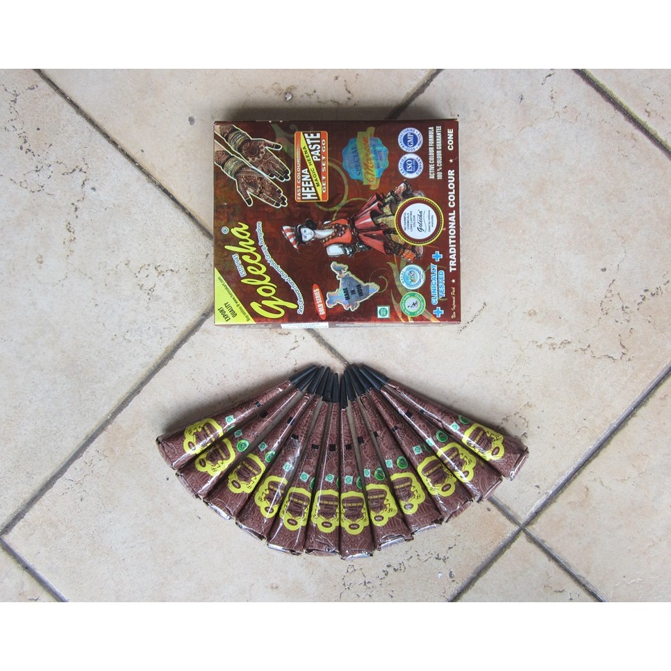 Henna Golecha Maroon Cone (per box) | Shopee Philippines
