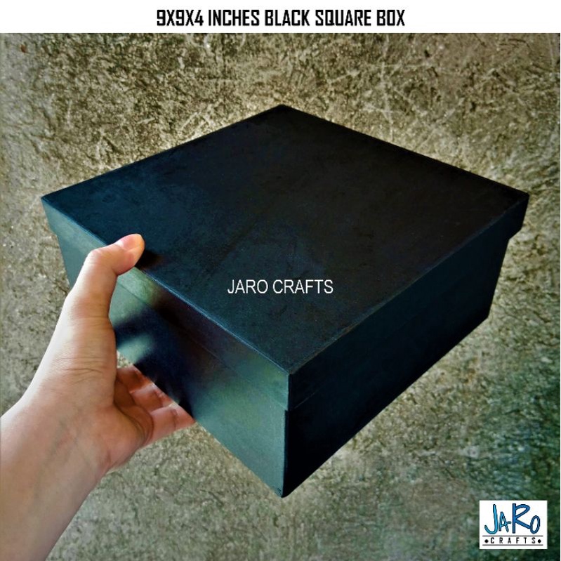 9x9x4 inches - Square Hard Box / Gift Box | Shopee Philippines