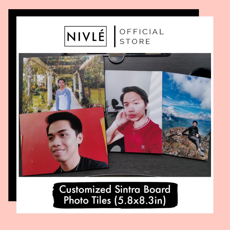 Customized Sintra Board Photo Tiles Wall Decor (5.8x8.3in) | Shopee ...