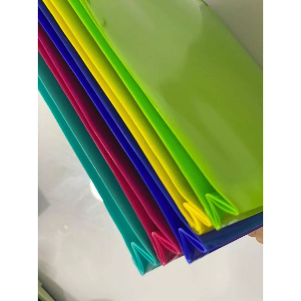 Plastic Zip Envelope Top Opening Expandable document filling case ...