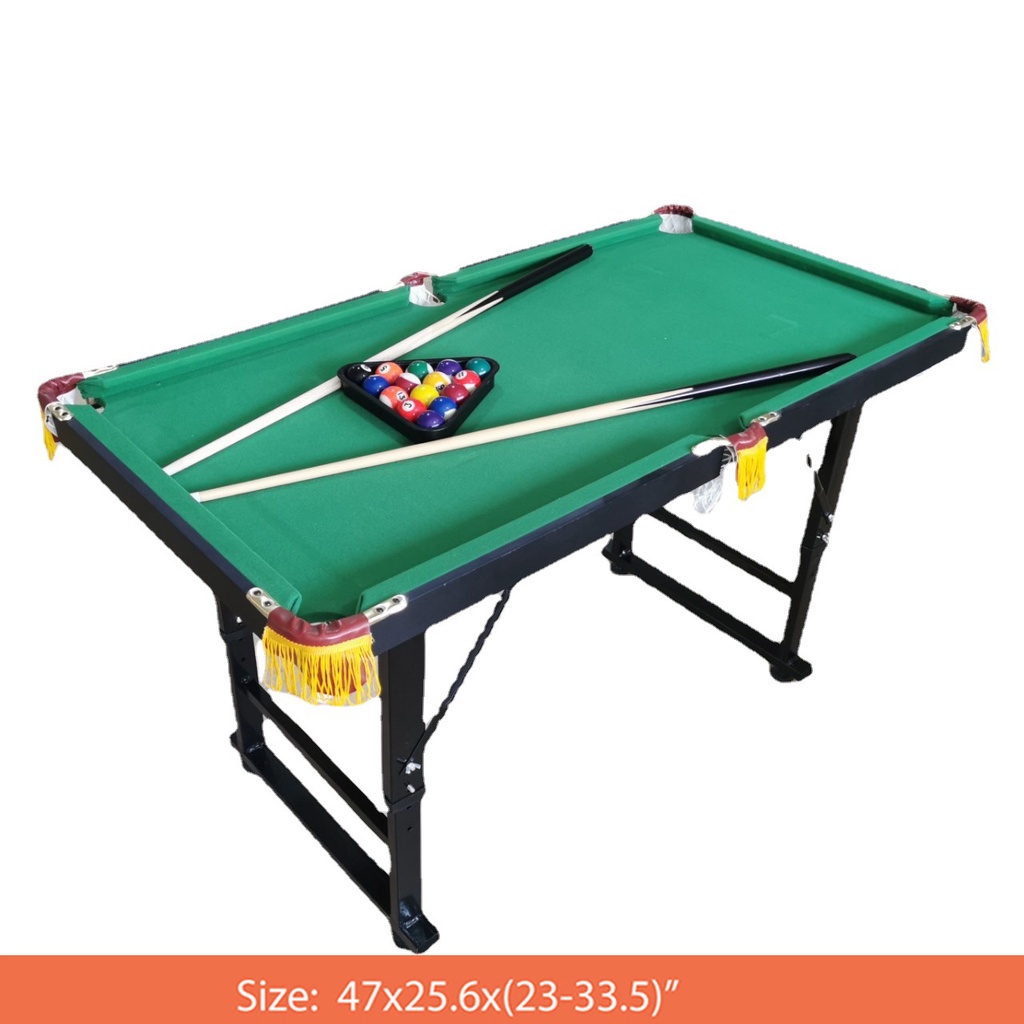 New 47*25.6 inches Mini billiard Table for Kids adjustable metal legs ...