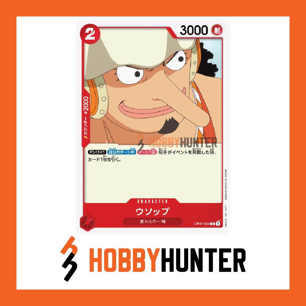 ONE PIECE CARD GAME OP01-004 Usopp ( R ) | Shopee Philippines