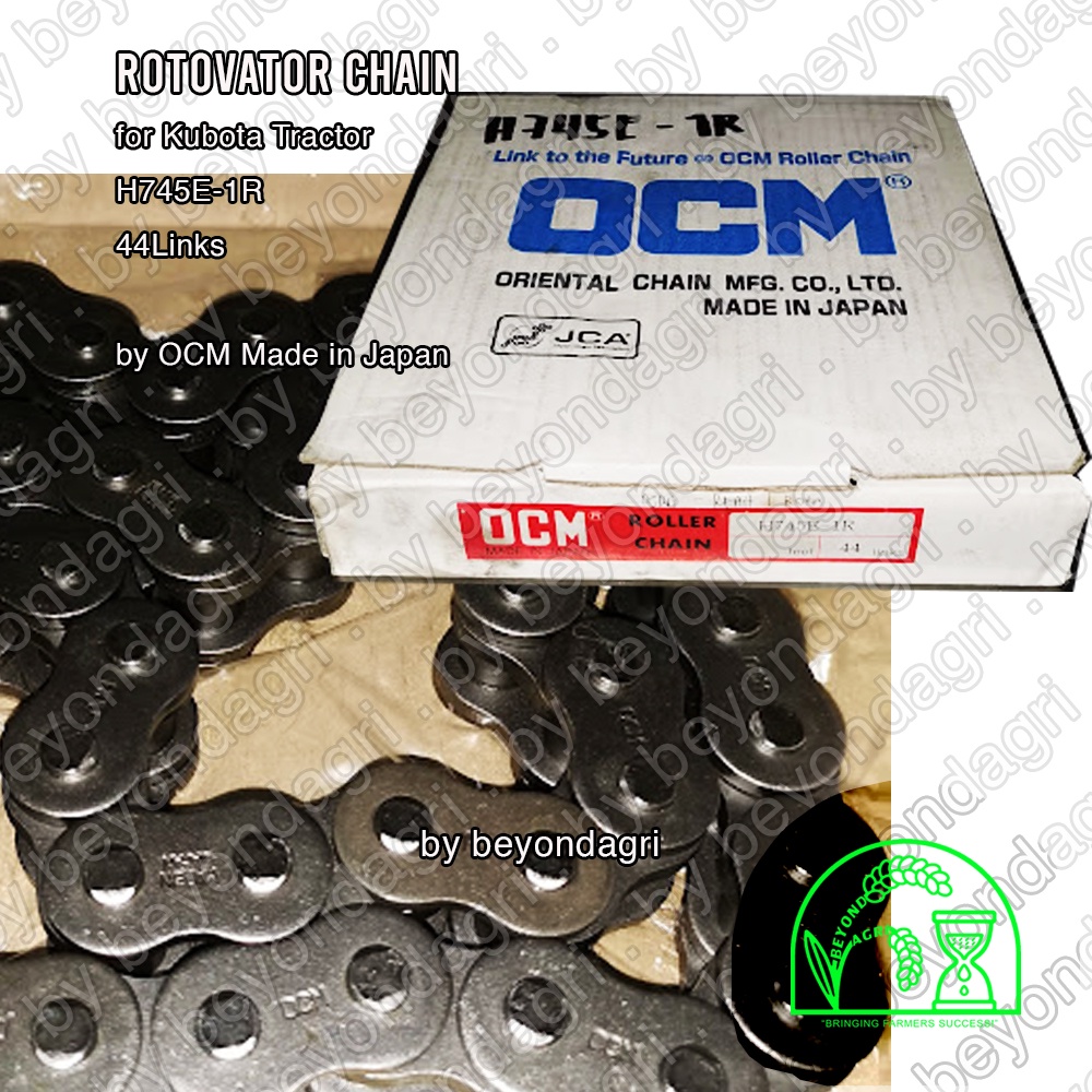 Rotovator Chain for Kubota Tractor H745B-1R 46 Links , H745E-1R 44 ...