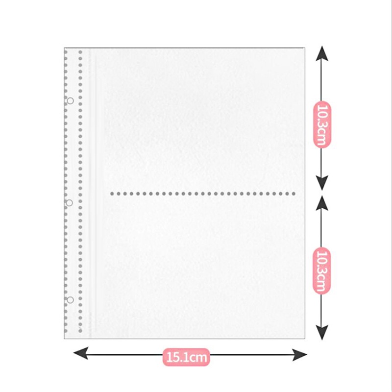 Ohaya Gypsophila PU A4/A5 Album inner page diy postcard, idol card Polaroid Photo Album card ...