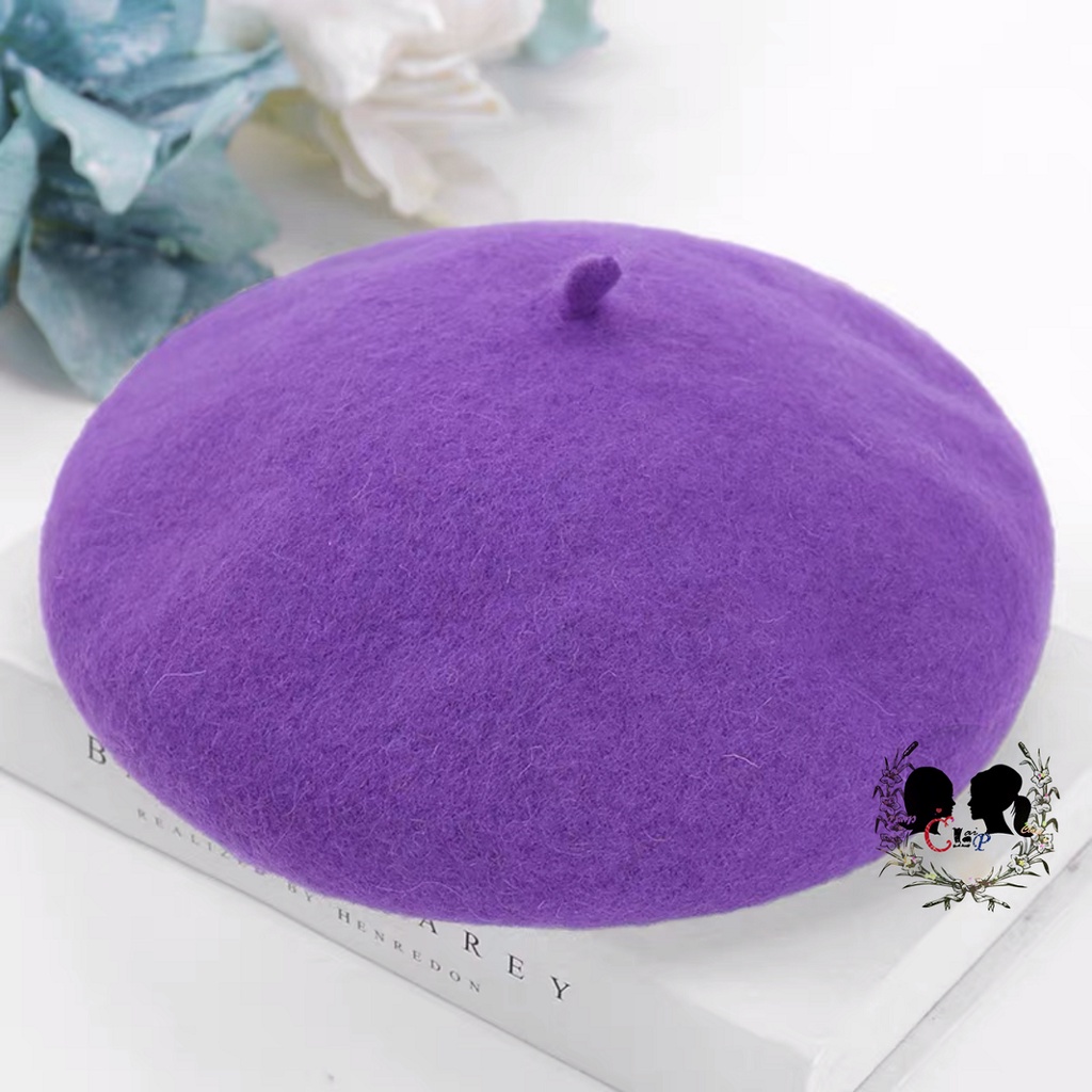 Elegant Berets Hat #BN-02 for Women/Fashion Solid Color Caps/Painter ...