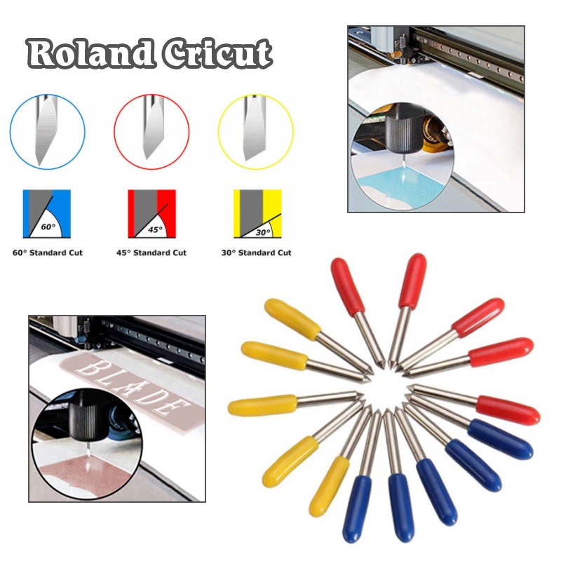 5pcs 30/45/60 Degree Roland Blades Plotter Blades Cutting Blades Vinyl ...