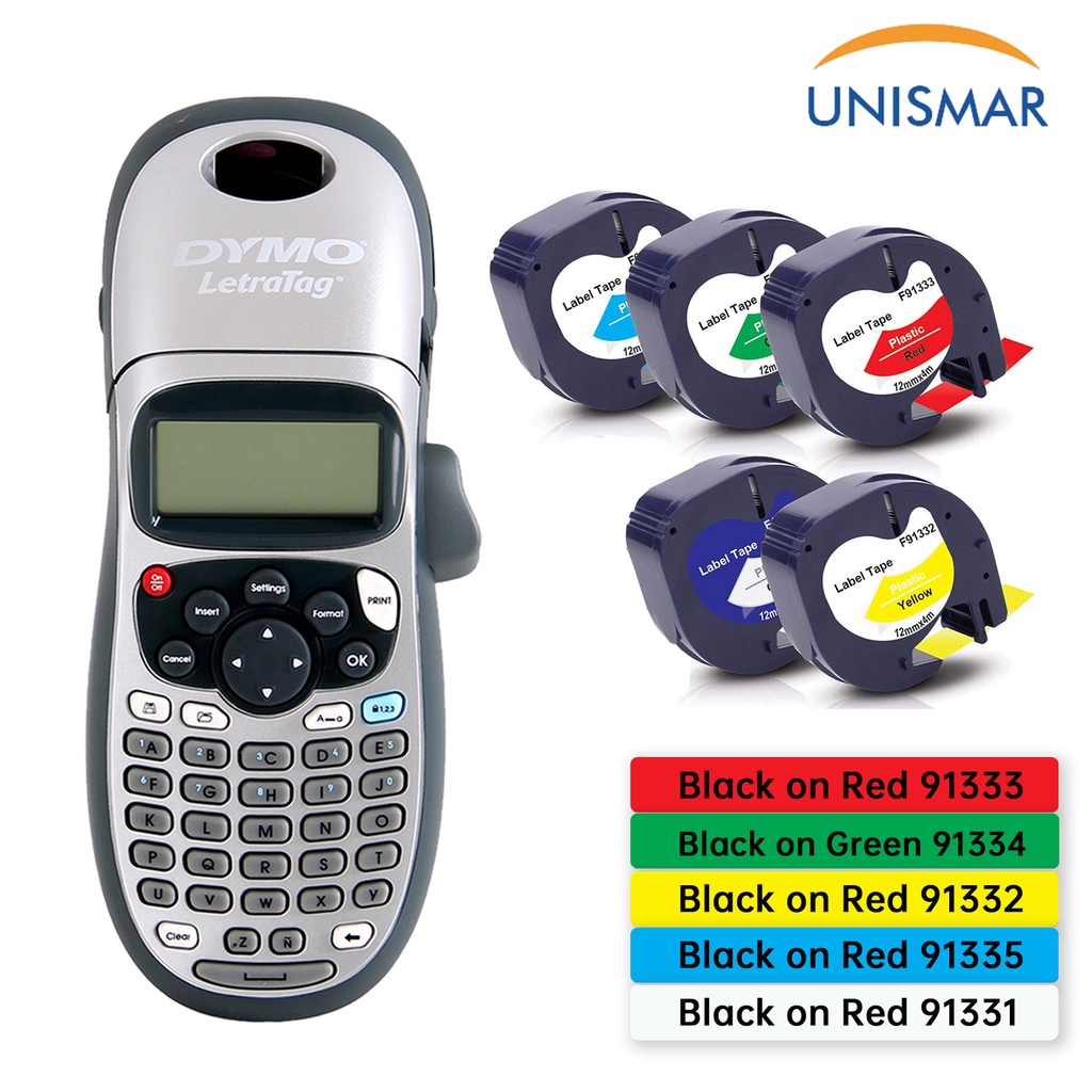 DYMO Letratag LT-100H Handheld Label Printer ABC Keyboard with 5PK ...