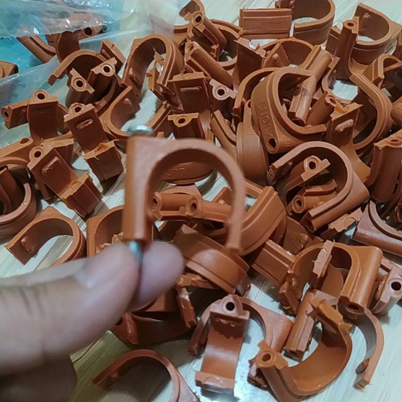 Orange PVC Clamp 1/2, 3/4 Blue Best brand | Shopee Philippines