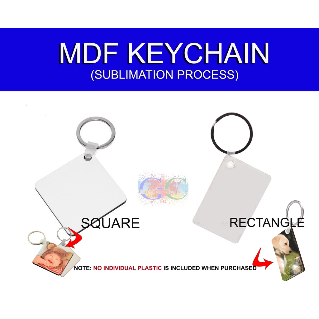 MDF KEYCHAIN (Square/ Rectangle) | Shopee Philippines