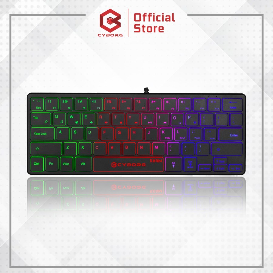 Cyborg Mini Entry Level Gaming Keyboard K64M (Atom) | Shopee Philippines
