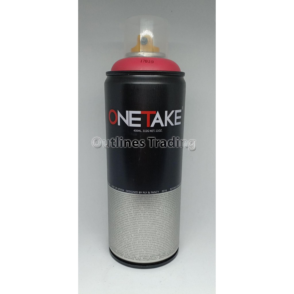 One Take Spray Paint (Full Scarlet 220-4) | Shopee Philippines