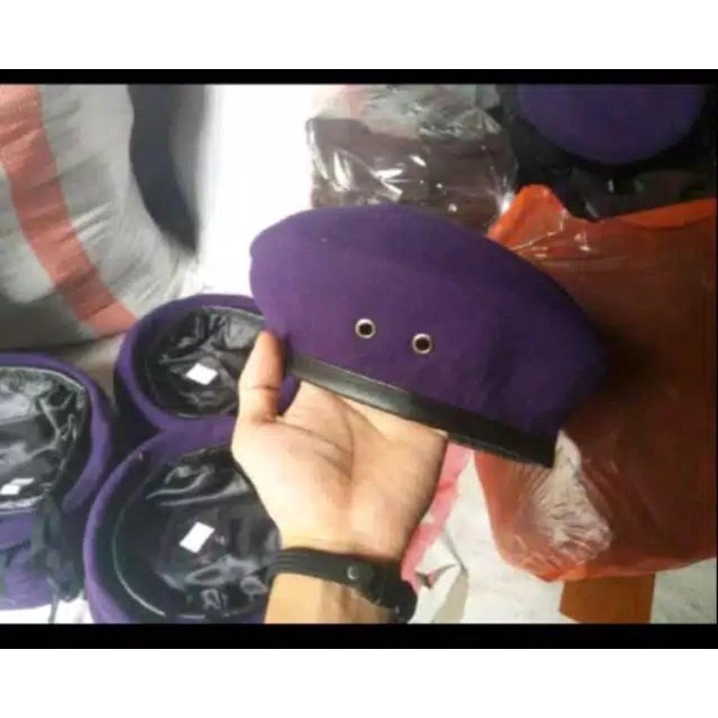 UNGU Peles Purple Beret / Menwa Beret | Shopee Philippines