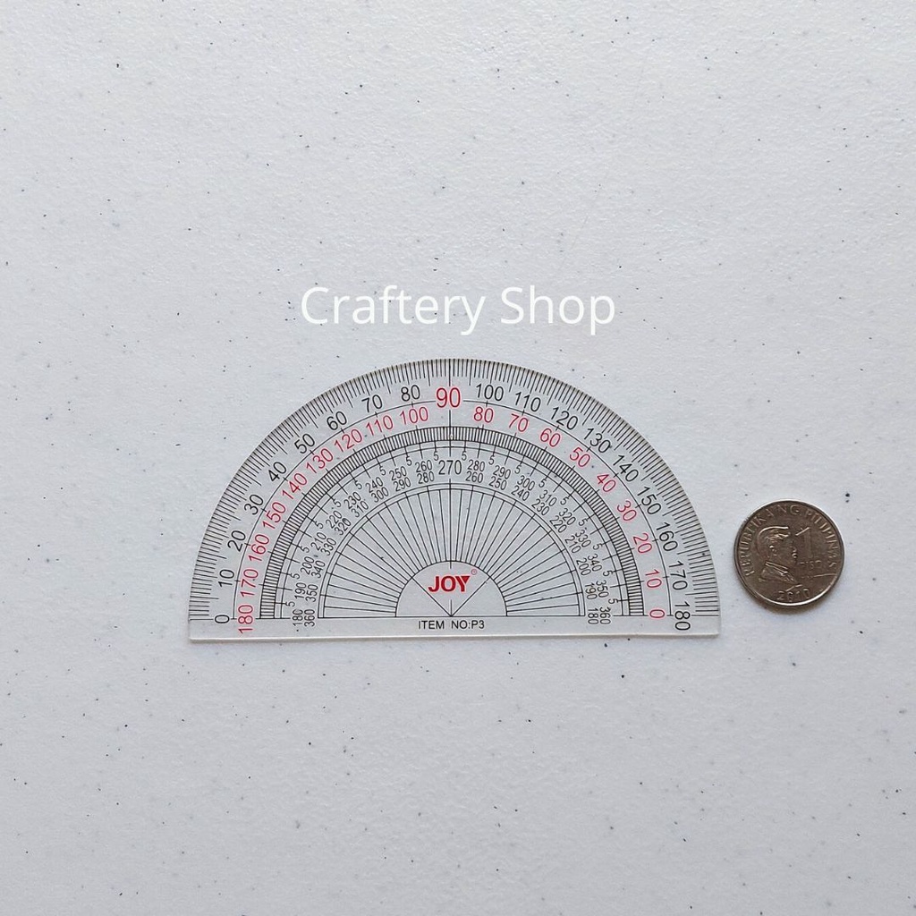 Plastic Protractor 1 piece 180 degrees Angle | Shopee Philippines