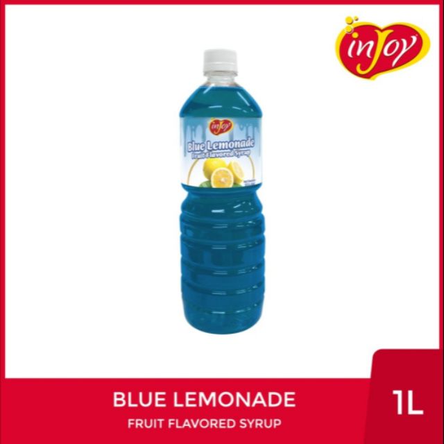 inJoy Blue Lemonade Fruit Flavored Syrup 1L | Shopee Philippines