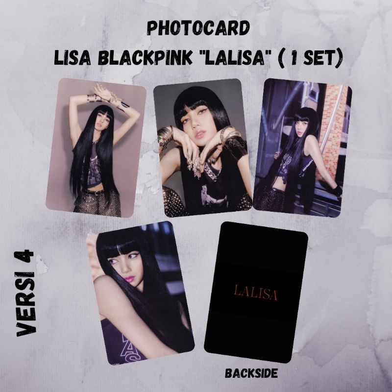 Photocard LISA BLACKPINK: LALISA (1Set) | Shopee Philippines