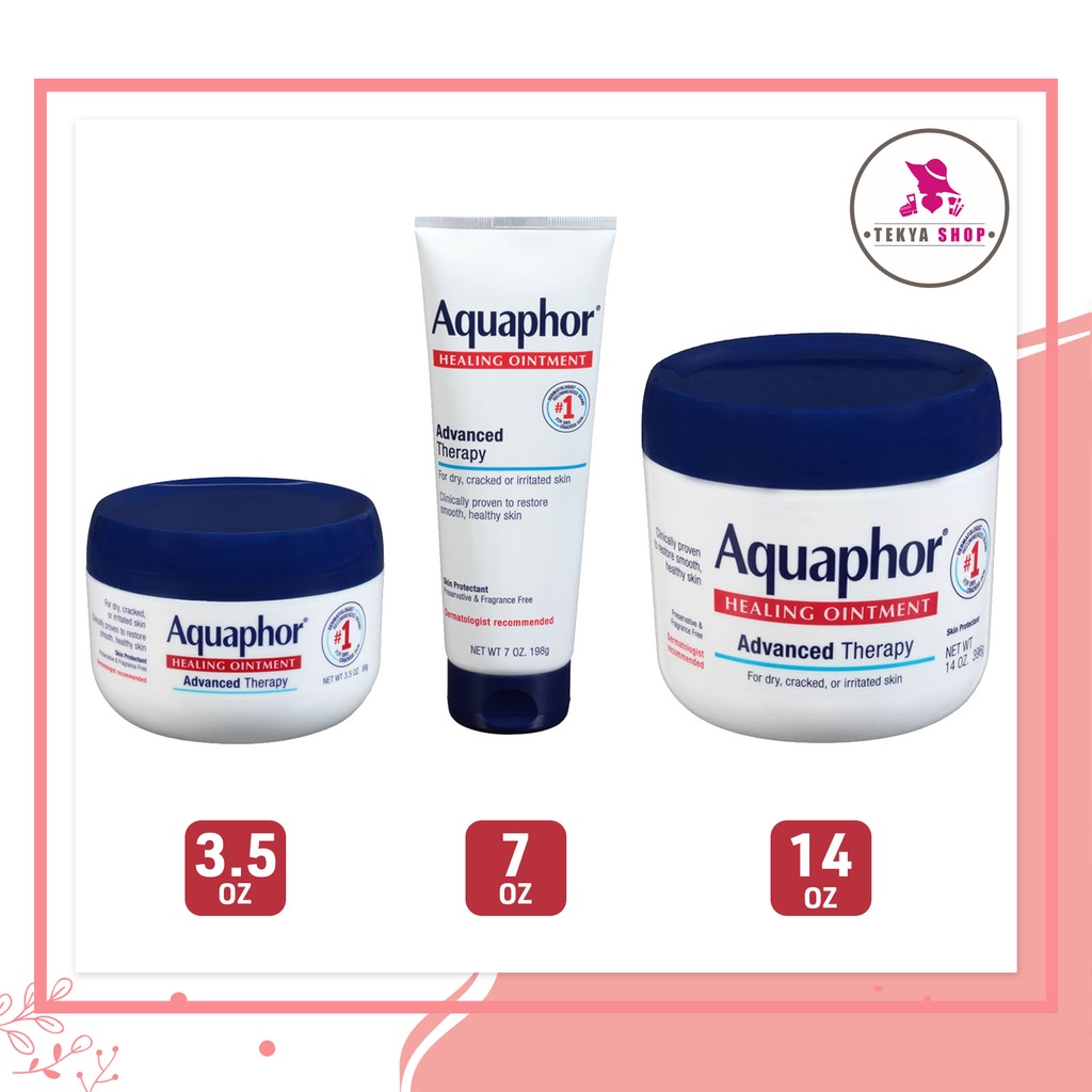 Aquaphor Advanced Therapy & Baby Healing Ointment, 3.5, 7 & 14 oz ...