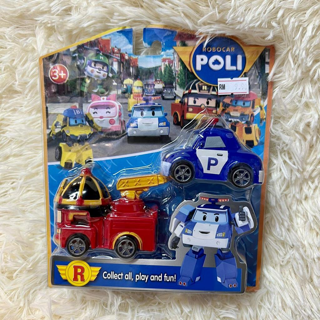 Cartoon Robocar Poli 2 Car in 1 Set Toy | Shopee Philippines