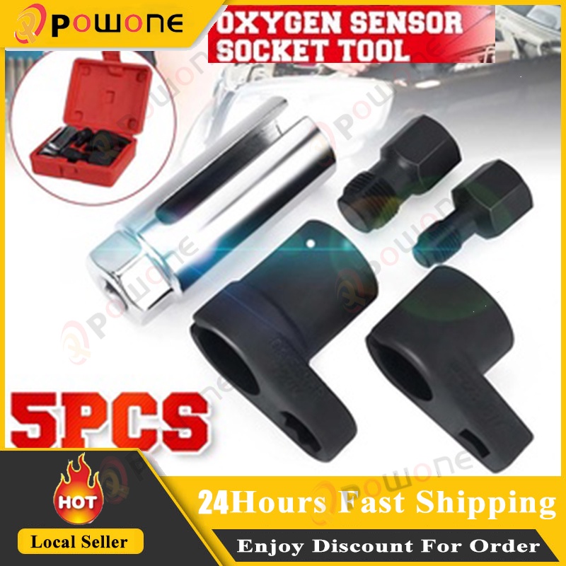 5pcs/set Car O2 Oxygen Sensor Socket Thread Chaser Install Offset ...