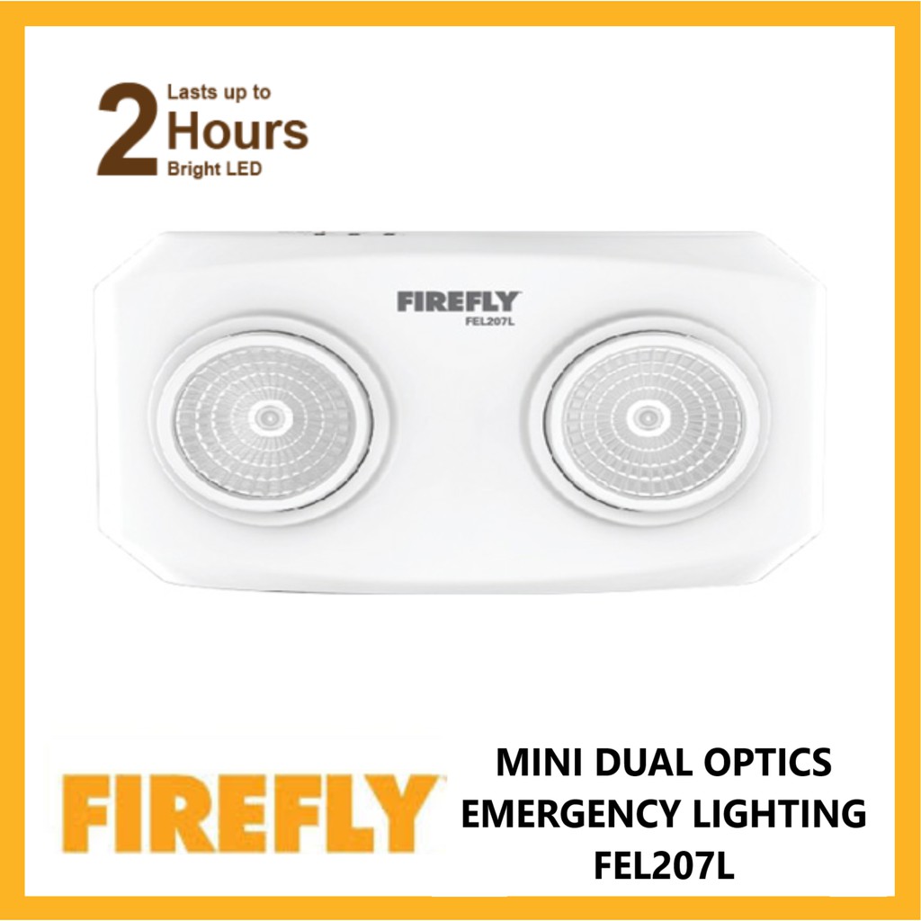 Firefly Mini Dual Optics Emergency Lighting FEL207L Original Authentic ...