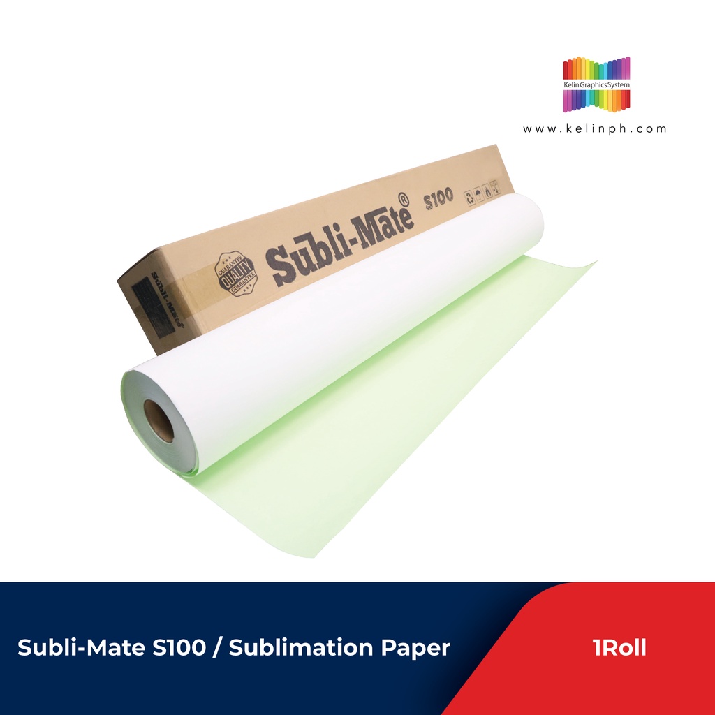 KGS Subli-Mate S100 Sublimation Paper 328ftx36/44/64 Inches Transfer ...