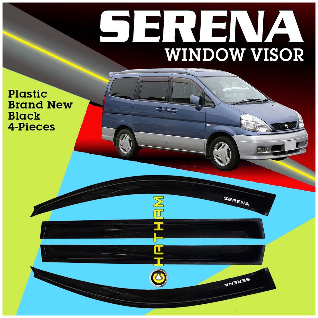 Nissan Serena 2001 to 2012 ( Window Visor Rain Guard ) | Shopee Philippines