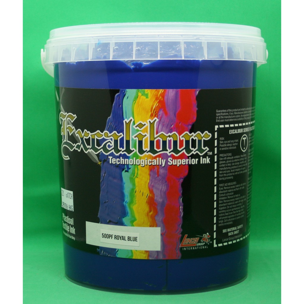 Excalibur 500PF Series Plastisol Ink - Gallon (5 Kilos) | Shopee ...