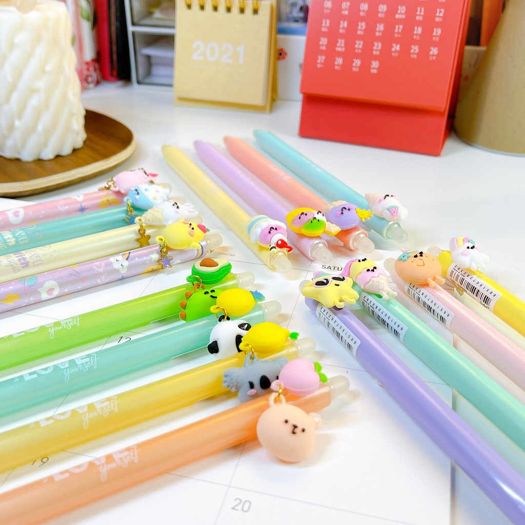 Elfen Erasable Pen Cartoon Design Size 0.5 Mm. There Are 16 Types To ...