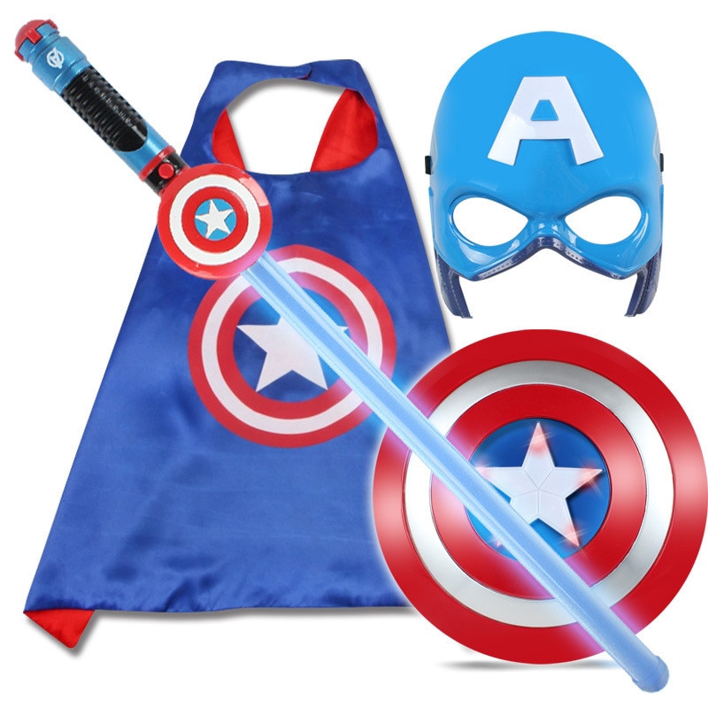 [Available] The Avenger Captain America Action Figure Plastic LED Light ...