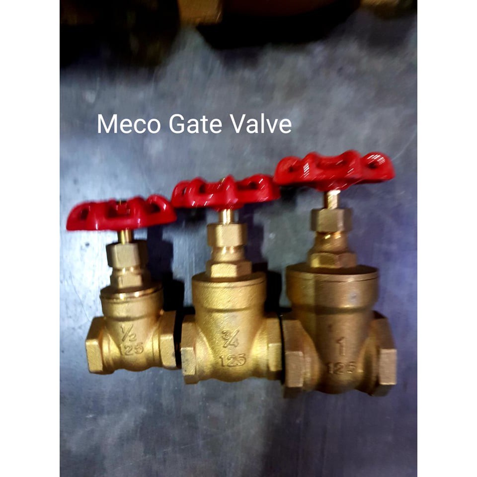 Meco GATE VALVE 1/2, 3/4, 1 USA | Shopee Philippines
