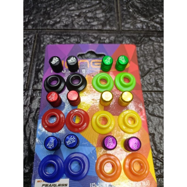 Tire Cap With Valve cover rubber Set | Shopee Philippines