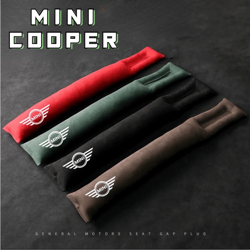 MINI COOPER LOGO seat Alcantara material gap plug COUNTRYMAN JCW ...