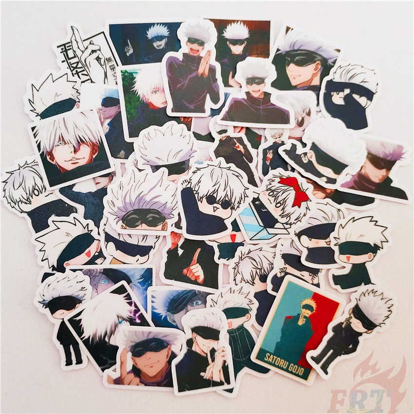 50Pcs/Set ★ Jujutsu Kaisen . Gojo Satoru Q-1 Mini Diary Manual Stickers ...