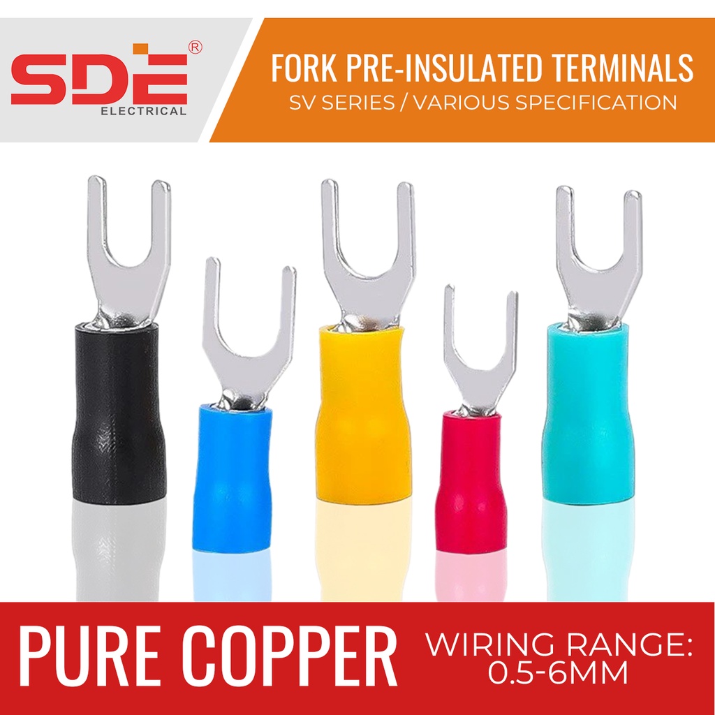 TERMINAL LUGS Y Type (INSULATED) | Shopee Philippines