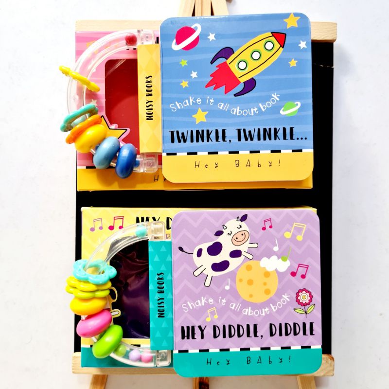 Rattle Board Book - Nursery Rhyme for Babies and Toddlers :Twinkle ...