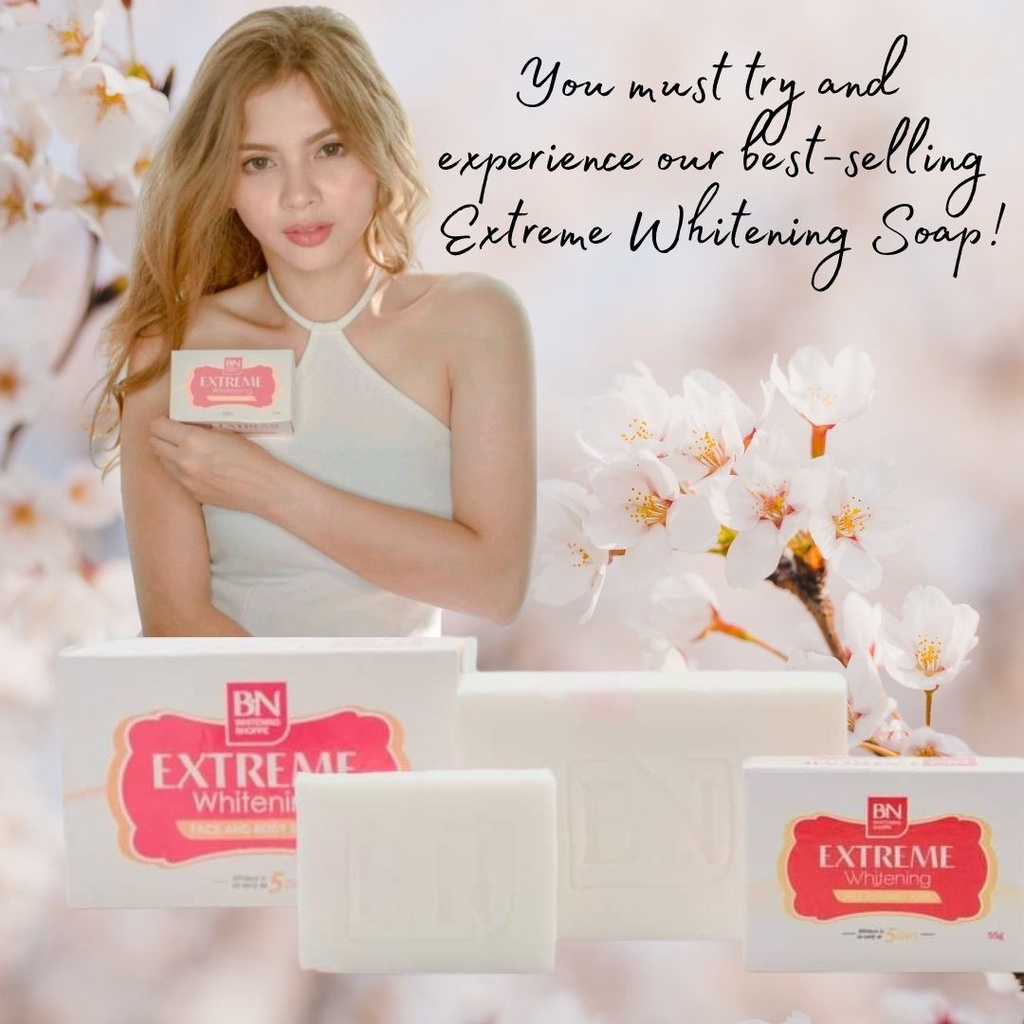 𝐁𝐍 𝐄𝐗𝐓𝐑𝐄𝐌𝐄 𝐖𝐇𝐈𝐓𝐄𝐍𝐈𝐍𝐆 𝐒𝐎𝐀𝐏 𝟓𝟓𝐠 𝐁𝐍 𝐖𝐡𝐢𝐭𝐞𝐧𝐢𝐧𝐠 𝐒𝐡𝐨𝐩𝐩𝐞 𝐄𝐱𝐭𝐫𝐞𝐦𝐞 𝐬𝐨𝐚𝐩 𝟓𝟓𝐠𝐫𝐚𝐦𝐬 | Shopee Philippines