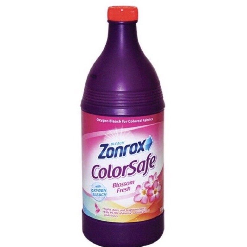 Zonrox Color Safe Bleach Blossom Fresh With Oxygen Bleach 900ml ...