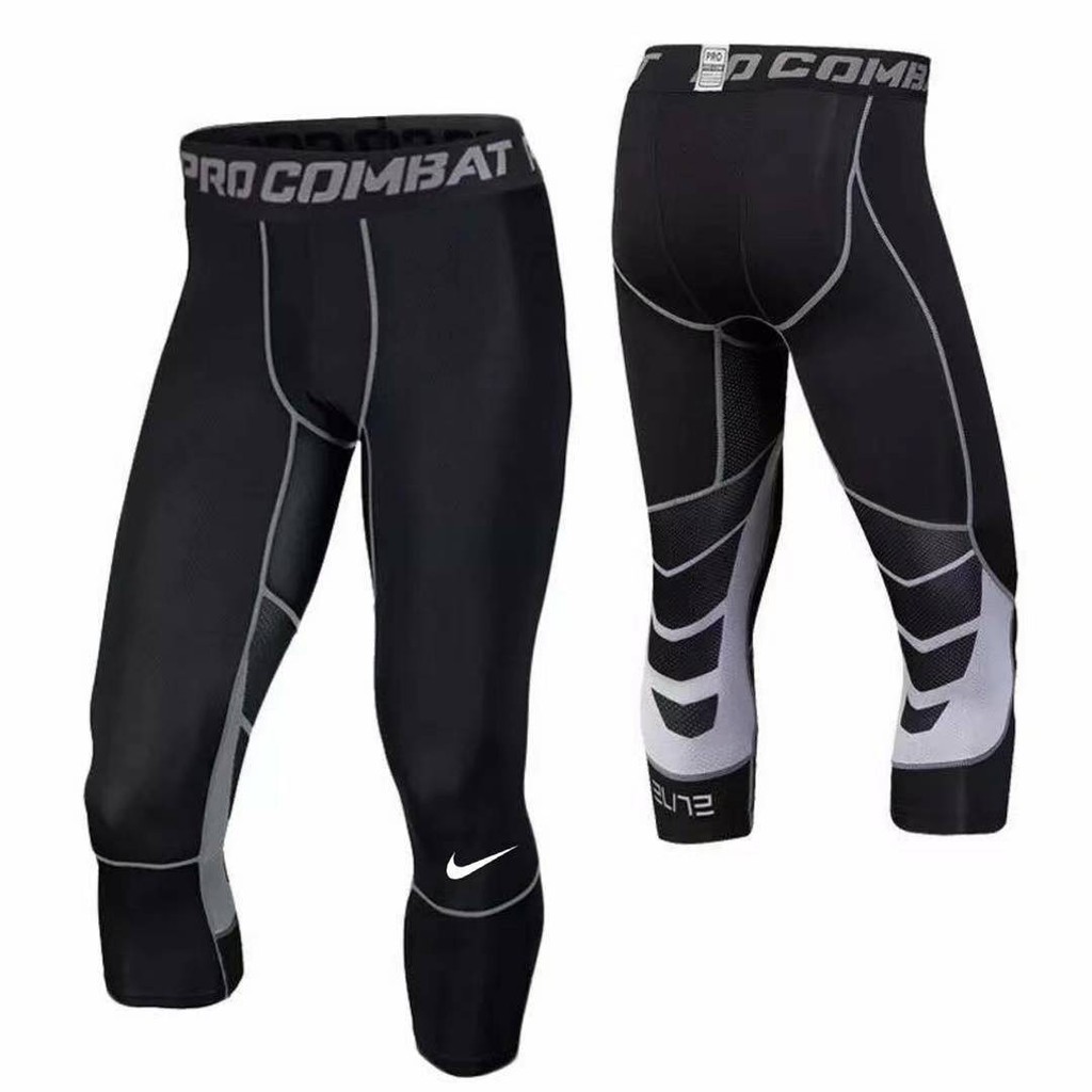 Pro Combat Compression Tight pants, 3/4length pants. 8003# | Shopee ...