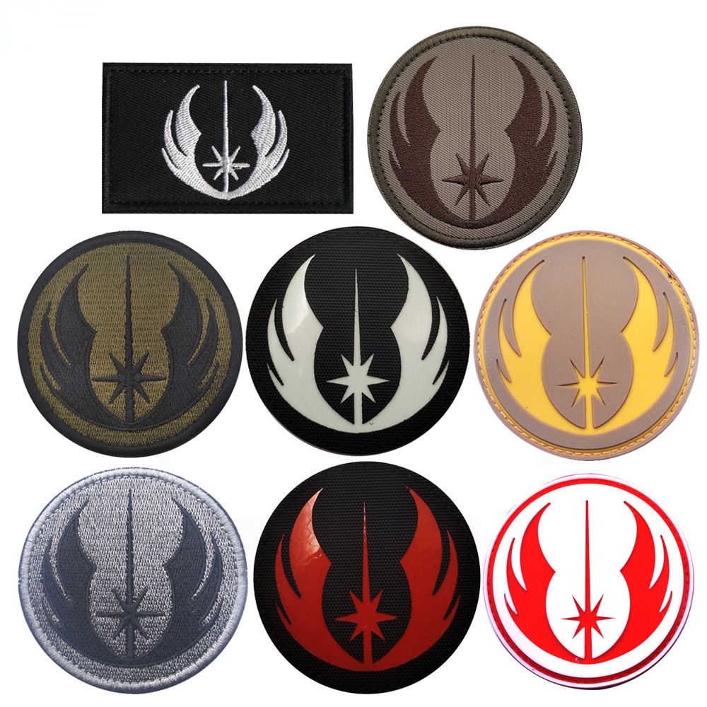 3D Embroidery Patch Star Wars Warrior Badge Armband Tactical Clothing ...