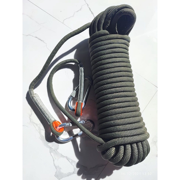 Utility Rope with fix Carabiners | Shopee Philippines