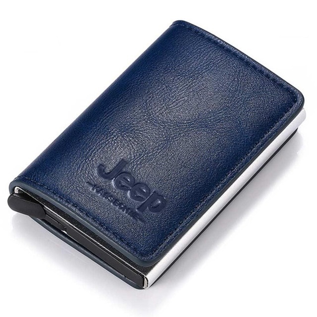 Jeep Kavis Bonwe Rfid Anti-Theft Smart Wallet Thin Id Card Holder Solid ...