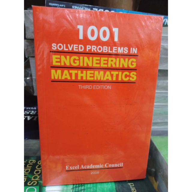 1001 Solved Problems In Engineering Mathematics Excel | Shopee Philippines