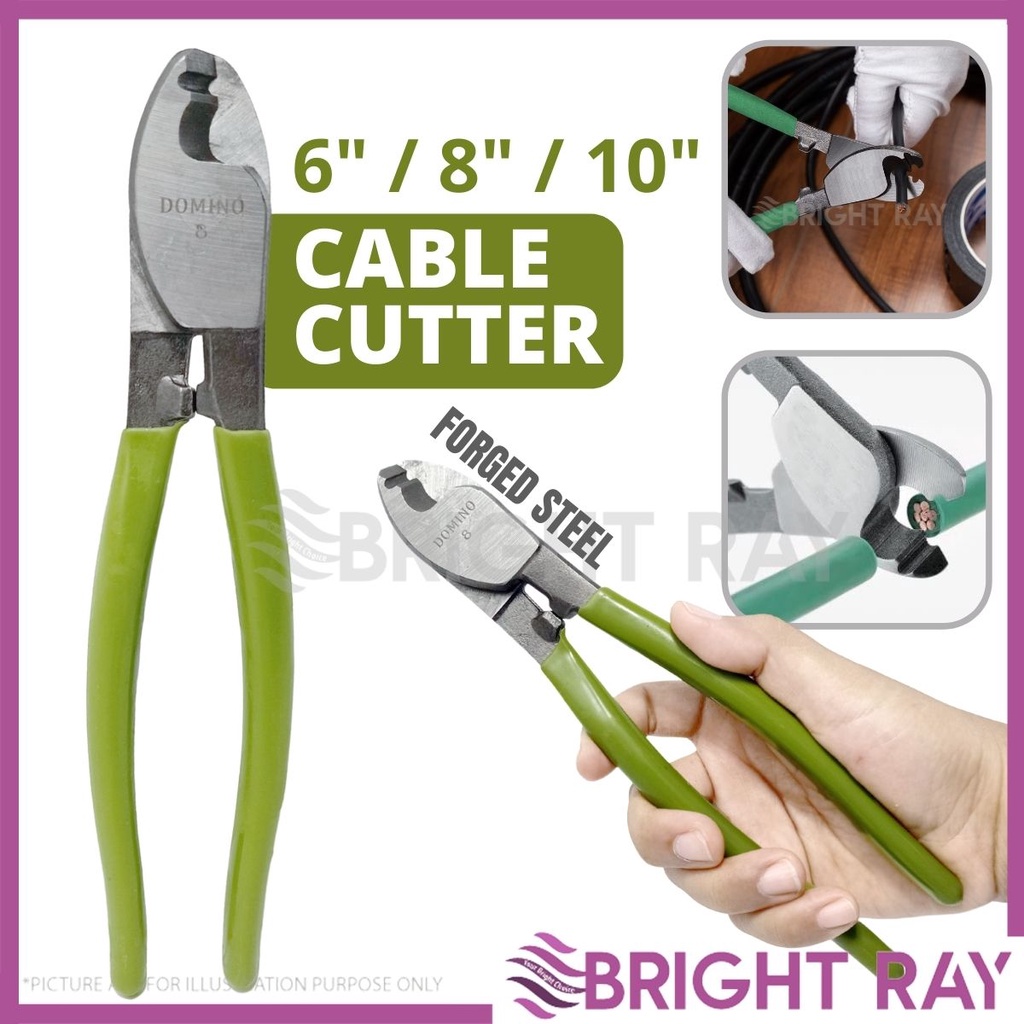 6/8/10" Cable Cutter Pliers Cable Shears High Leverage Cable Pliers for ...