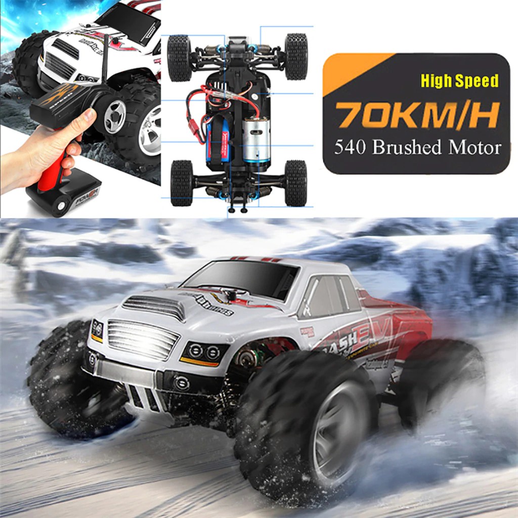 Wltoys A979B A979 1:18 RC Car 2.4G 4WD High Speed 70km/h Off-Road ...