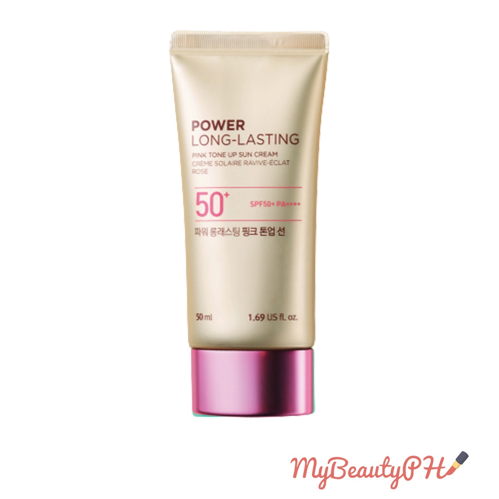 THE FACE SHOP Power Long Lasting Pink Tone Up Sun Cream SPF50+ PA ...