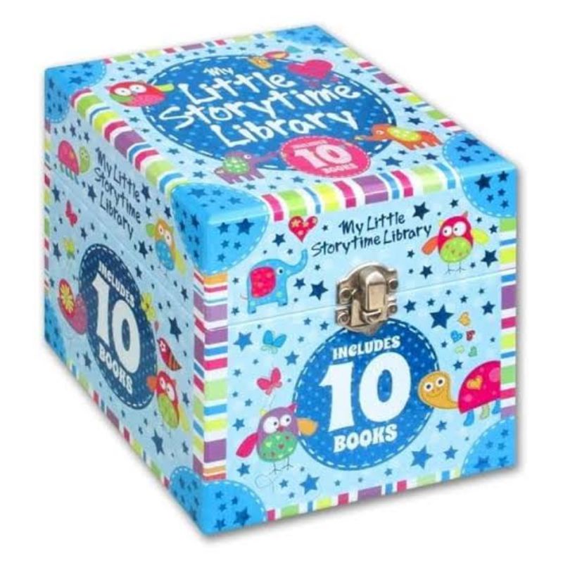 My Little Storytime Library Box includess 10 story books | Shopee ...