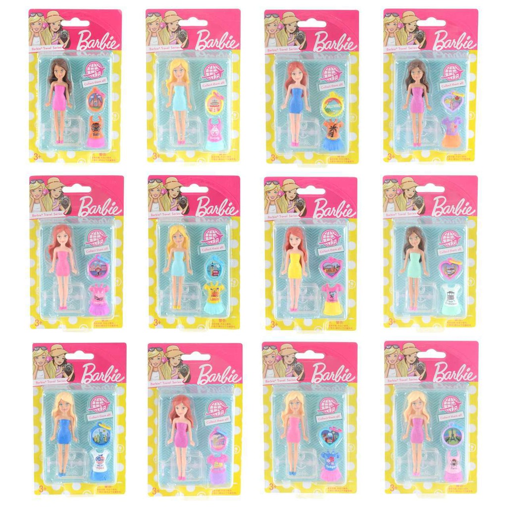 Barbie Travel Series Mini Doll | Shopee Philippines