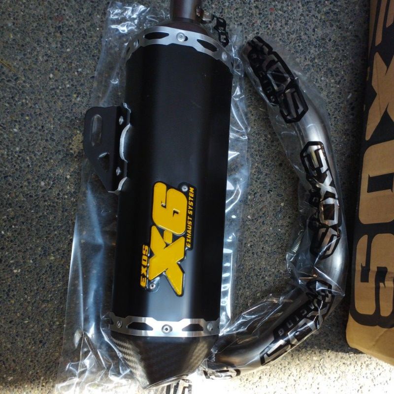 EXOS X6 PIPE for Click v3/v2/Nmax v2/M3/gear125/Gravis/soul gt125/aerox ...